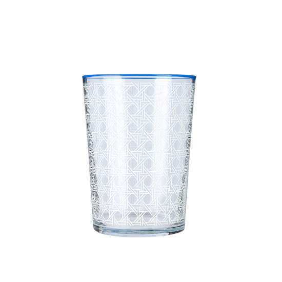 Karaca Blanco Blue Water Glass