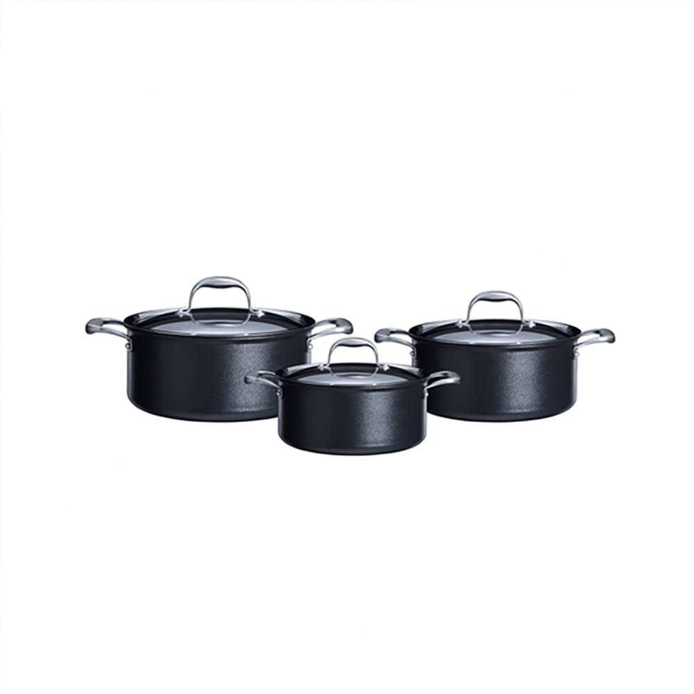 Karaca BioDiamond Pro 6 Piece Cookware Set with Induction Base