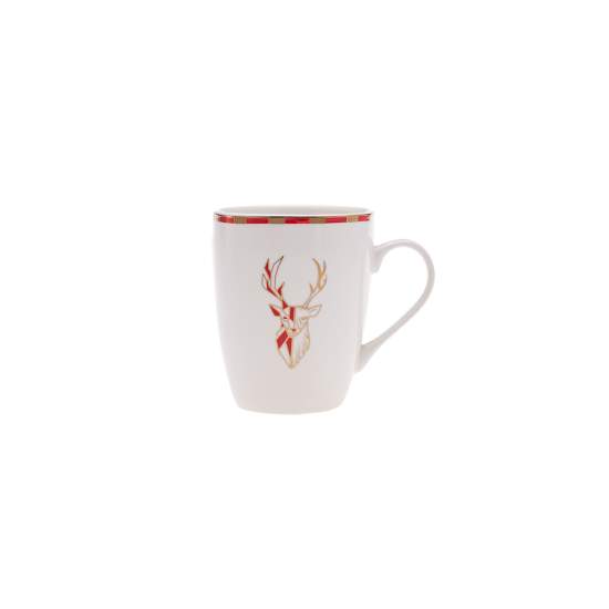 Karaca Aries Red Yellow Mug 340 ml