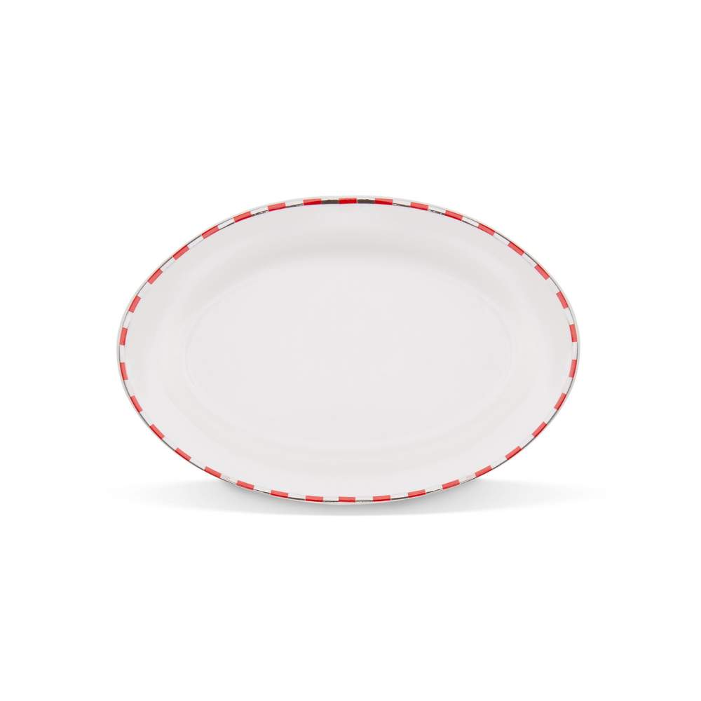 Karaca Aries Red Boat Plate 21 cm
