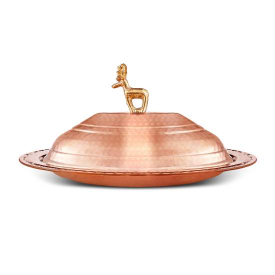 Karaca Alacahoyuk Copper Presentation Stand 25 cm