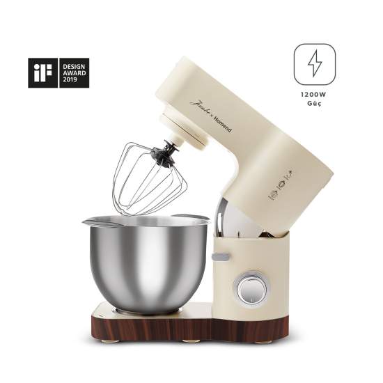 Jumbo x Homend Artfood 3025H Stand Mixer Cream