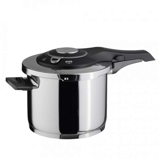 Jumbo Procook Black Light Gray Stainless Steel Pressure Cooker 6 Lt