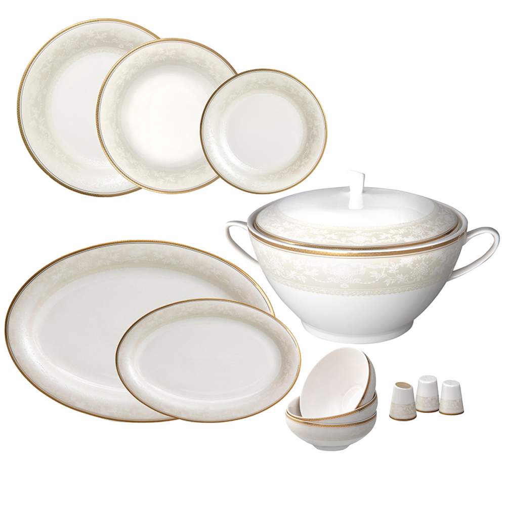 Jumbo New Oscar 60 Pieces 12 Person Dinnerware