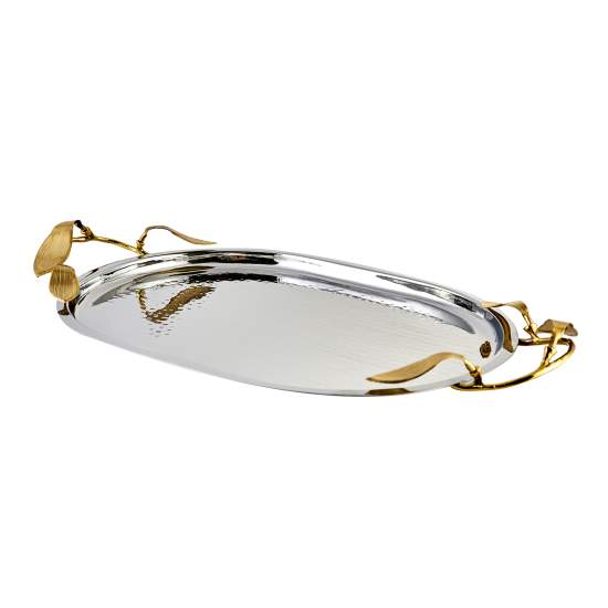 Jumbo Leaf Oval Tray 10845 Lf