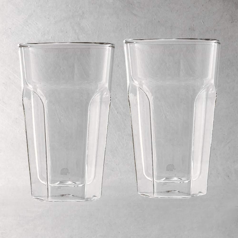 Jumbo Glory Double Wall Double Walled Set of 2 Glasses