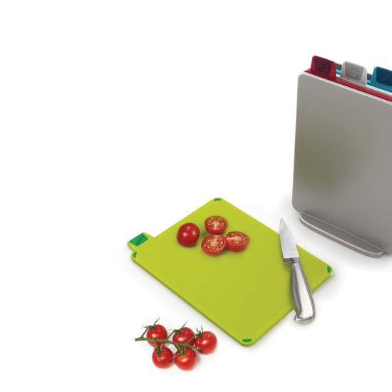 Joseph Joseph Index Mini Silver Cutting Board Set