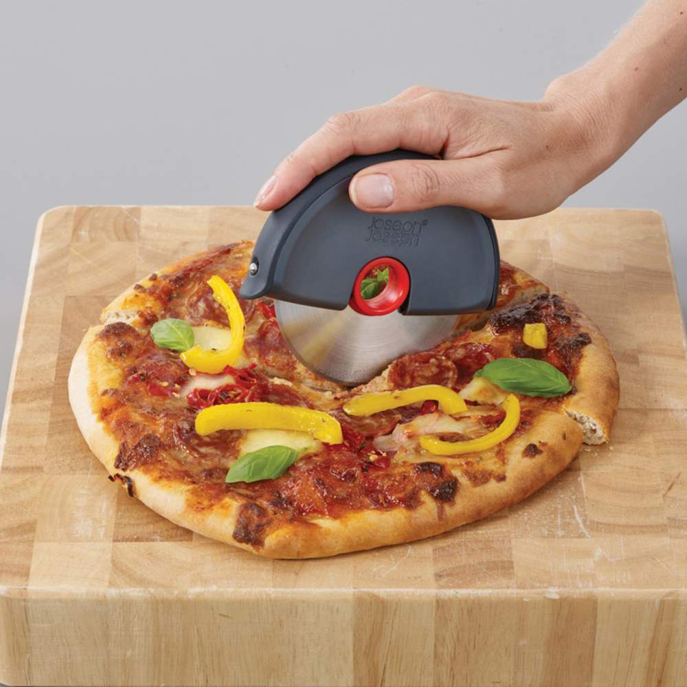 Joseph Joseph Disc Easy-Clean Pizza Disc - Grey/Red