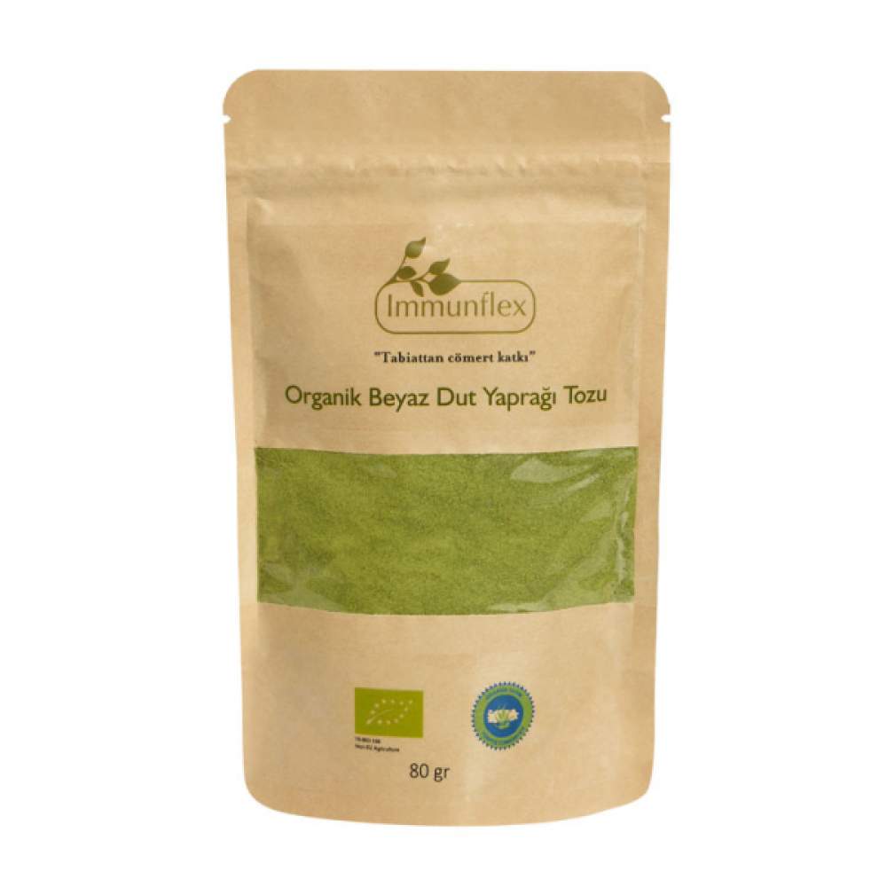 Immunflex Organic Gluten Free White Mulberry Leaf Powder 80 gr