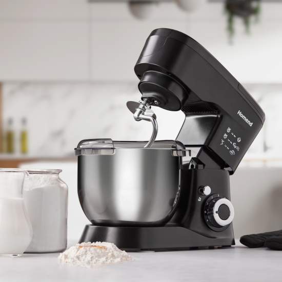 Homend Profashion 3041H Black Stand Mixer Kitchen Chef 1000W