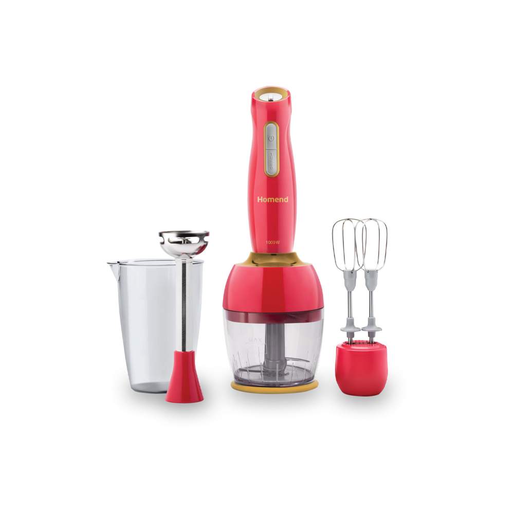 Homend Handmaid 1961h Blender Set Red Gold