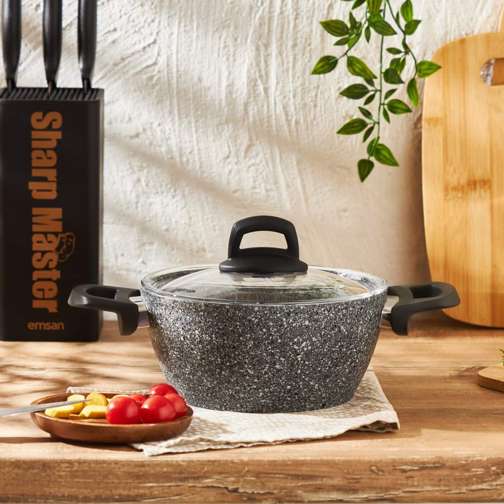 Emsan Motto Granite Deep Pot 20 cm
