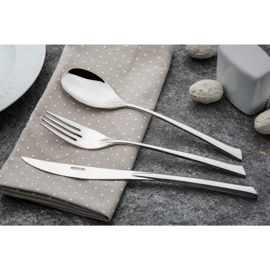 Emsan Mirage 84 Pcs Cutlery Set for 12 Persons Luxury Boxed