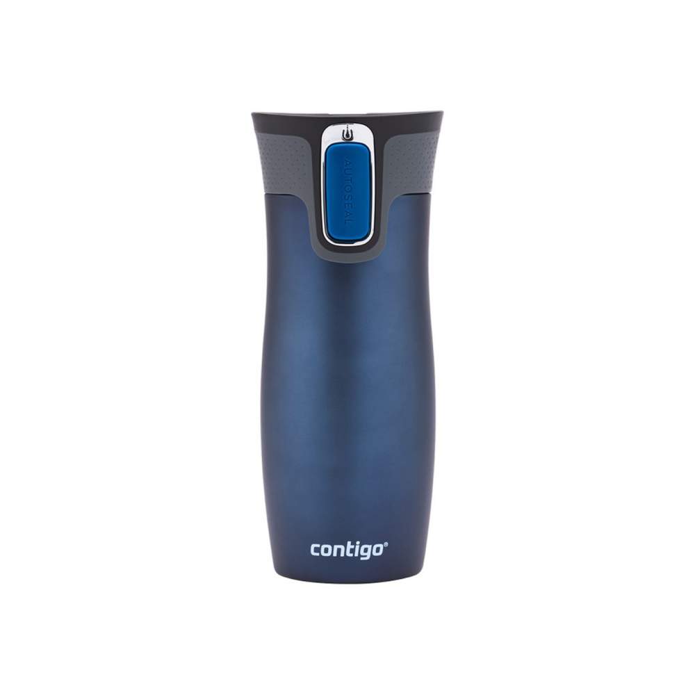 Contigo Westloop Matte Blue Hand Thermos 470 ml