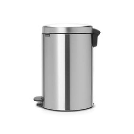 Brabantia Newicon Fpp 12 lt Matt Steel Pedal Trash Bin