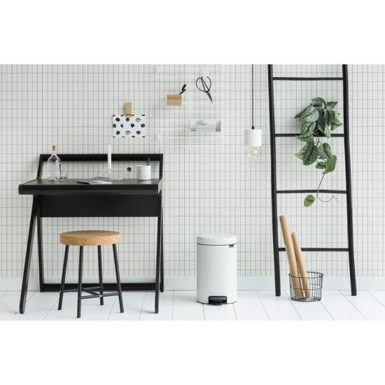 Brabantia Newicon 12 lt White Pedal Trash Bin