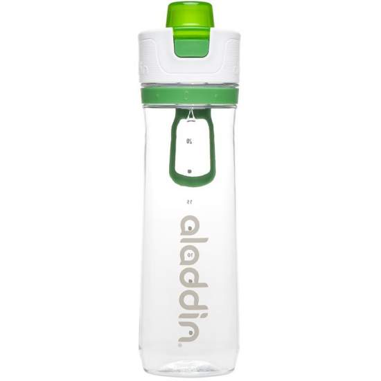 Aladdin Water Tracking Green Single Hand Water Bottle 0.8 Lt