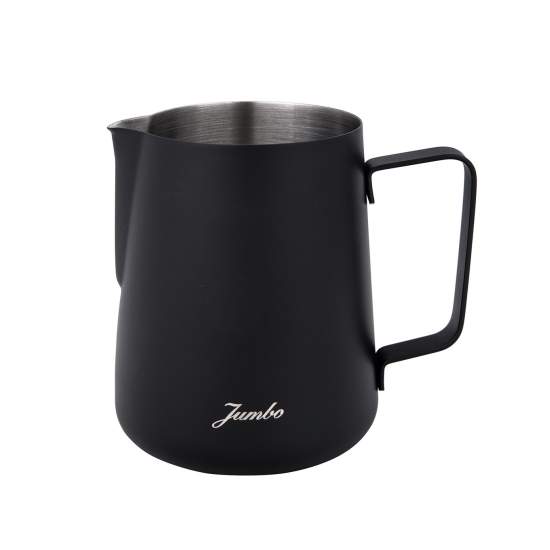 Jumbo Venti Steel Milk Pot Black 700 ml