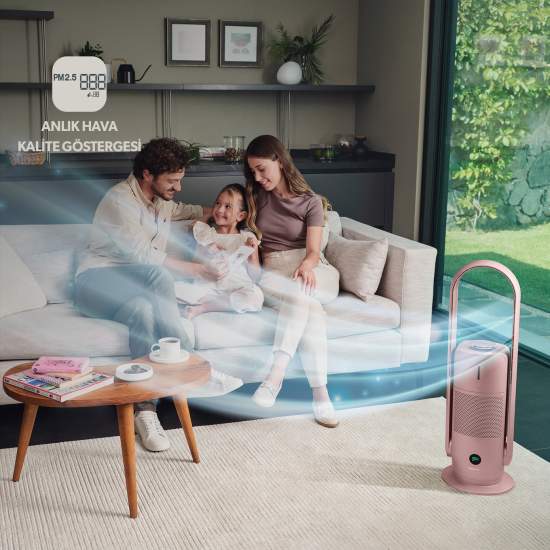 Homend O-zone Duo Pro 9006H 2 in 1 Air Cleaner and Humidifier (With Instant Air Quality Indicator)