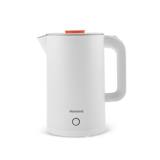 Homend Heathrow Cool Touch 1618H Double Wall Silent XL Kettle Orange