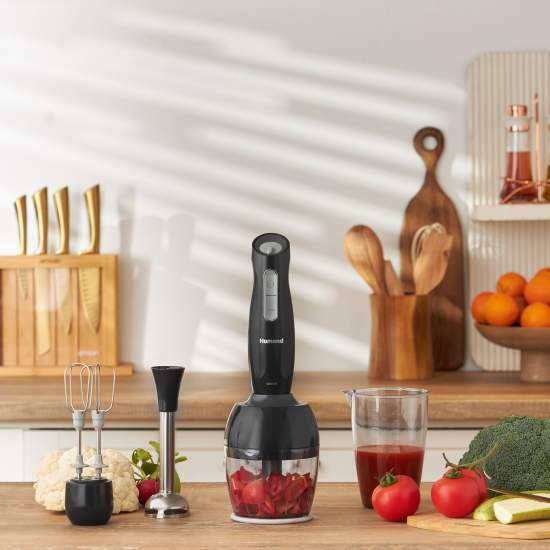 Homend Handmaid 1908H Blender Set Black Gray