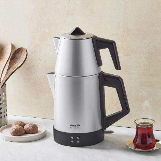 Emsan Bella Gusto Tea Maker Gray