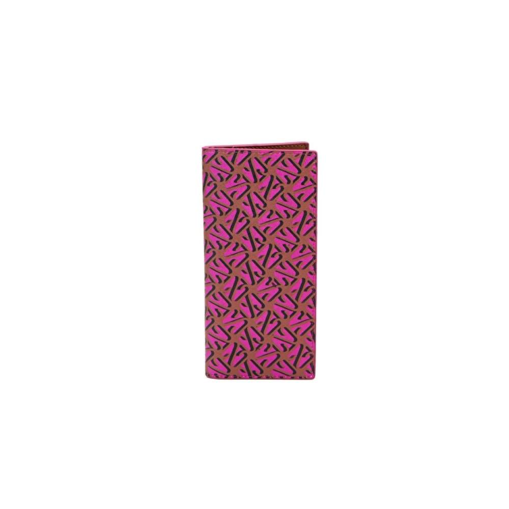 Monogram Fuchsia Womens Portfolio