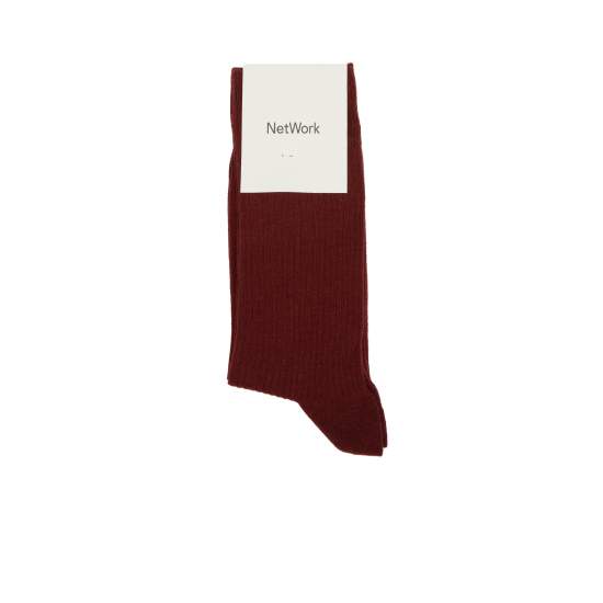 Claret Red Mens Socks