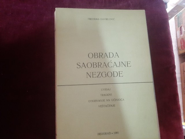 605 Obrada saobraćajne nezgode - P.Gavrilović