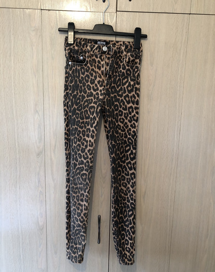 ZARA leopard farmerke 32