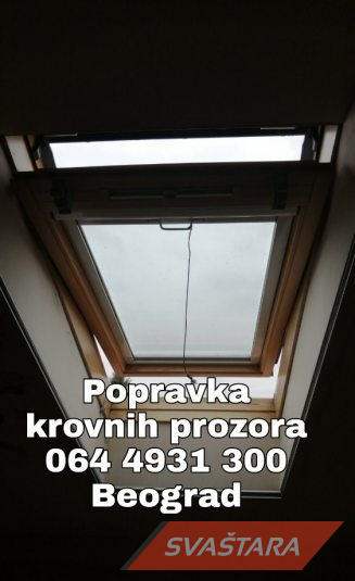 Popravka krovnih prozora