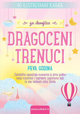 Karte za bebe - Dragoceni trenuci za devojčice