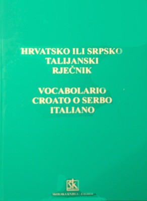 Hrvatsko ili srpsko talijanski rječnik