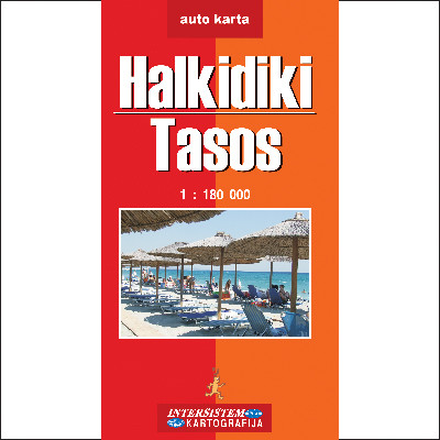 Auto karta Halkidiki - Tasos