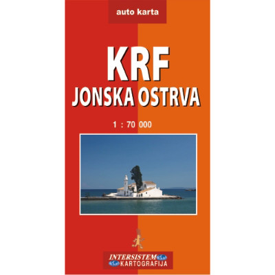 Auto karta Krf - Jonska ostrva