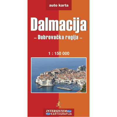 Auto karta Dalamcija - Dubrovačka regija