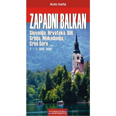 Auto karta Zapadni Balkan