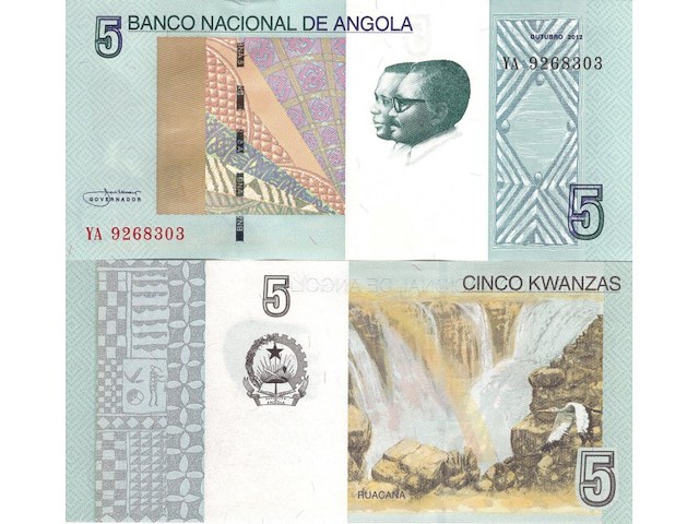 ANGOLA 5 Kwanzas 2017 UNC, P-149