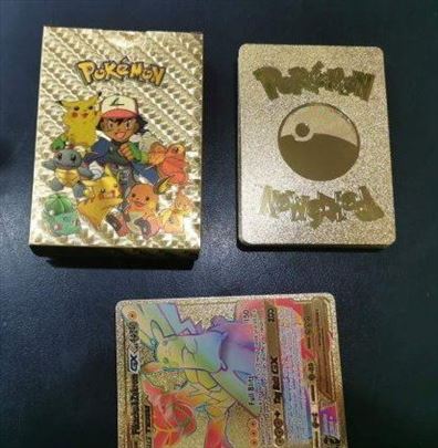 Pokemon karte 55 kom zlatne