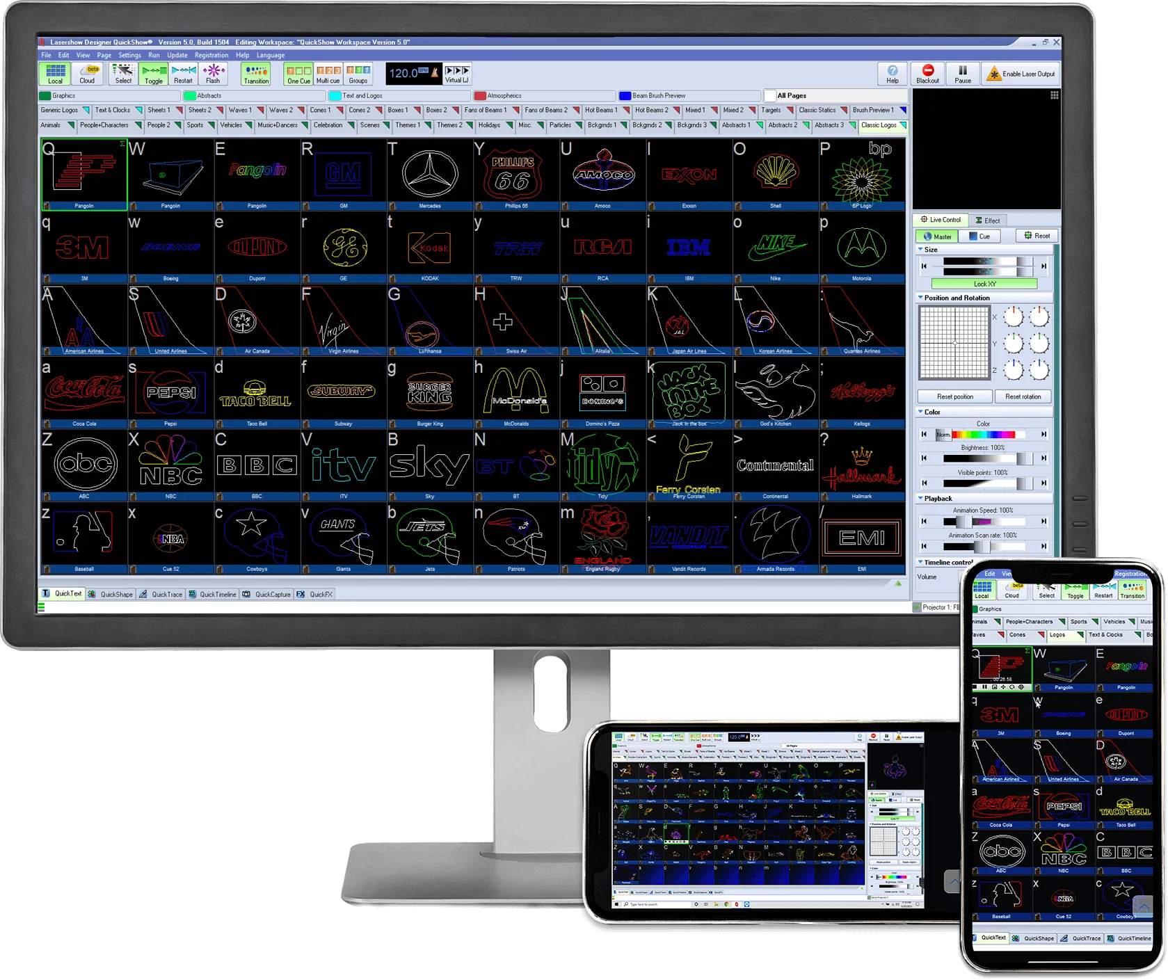 PANGOLIN Quickshow Laser Lightshow Software