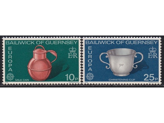 Bailwick of Guernsey 1976 Evropa CEPT čisto