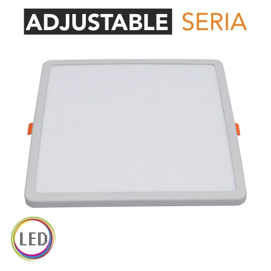 M20UK-ADJ 20W 6500K beli ugradni kvadratni sa podesivim oprugama LED panel Mitea Lighting