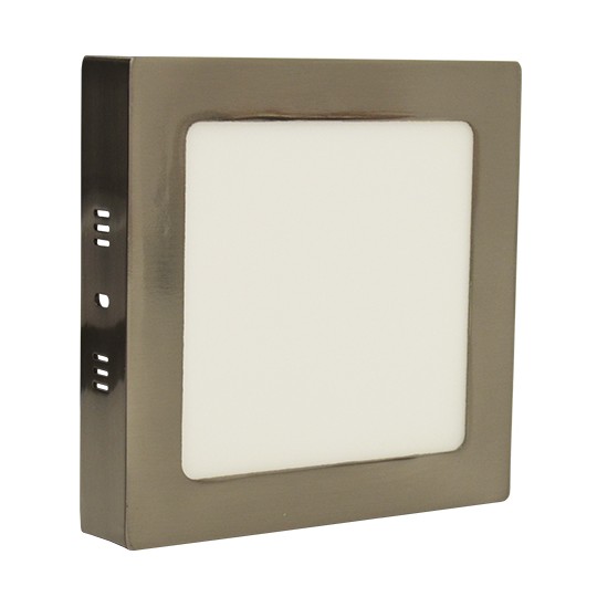 M12NK-SN 12W 6500K saten nikl nadgradni kvadratni LED panel Mitea Lighting