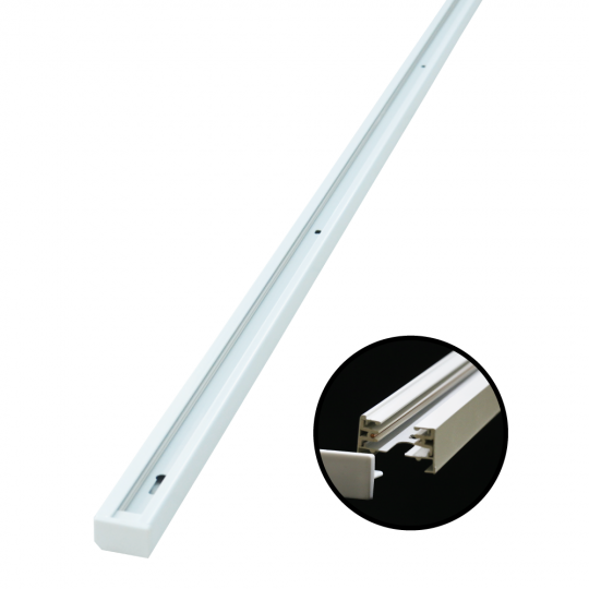 Šina bela metalna za LED i GU10 šinski reflektor 1.5m 220V Mitea Lighting