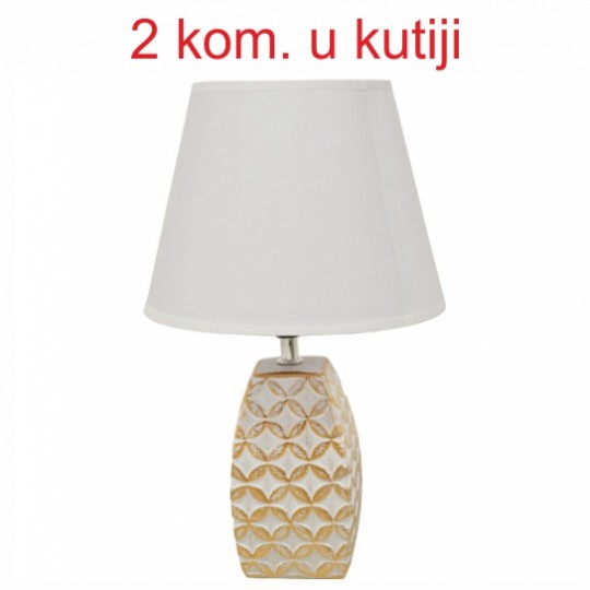 M1015 1x40W E27 bela stona lampa (2 kom. u kutiji) Mitea Lighting