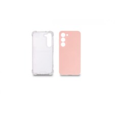 JUST IN CASE Silikon 2in1 za Samsung S23 PROVIDNA+PUDER-ROZE