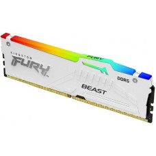 KINGSTON DIMM DDR5, 16GB, 5.200MHz, FURY Beast White RGB EXPO KF552C36BWEA-16
