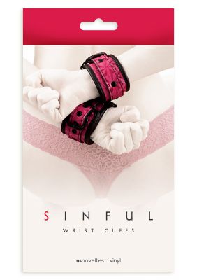 SINFUL WRIST CUFFS PINK