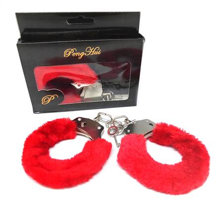 Heavy Handcuffs red