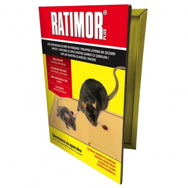 Lepljiva knjiga za miševe - mišolovka RATIMOR